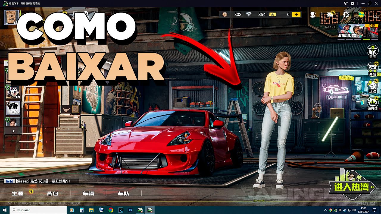 COMO BAIXAR E CRIAR CONTA NO NEED FOR SPEED MOBILE VERSÃO PC - TUTORIAL ...
