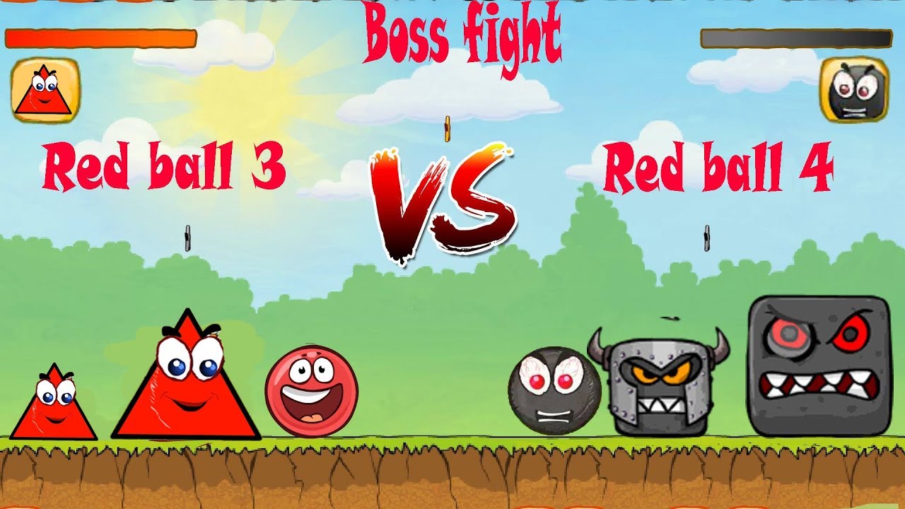 RED TRIANGLE BOX & RED BALL 'FUSION BATTLE' with RED BALL 3 & RED BALL ...