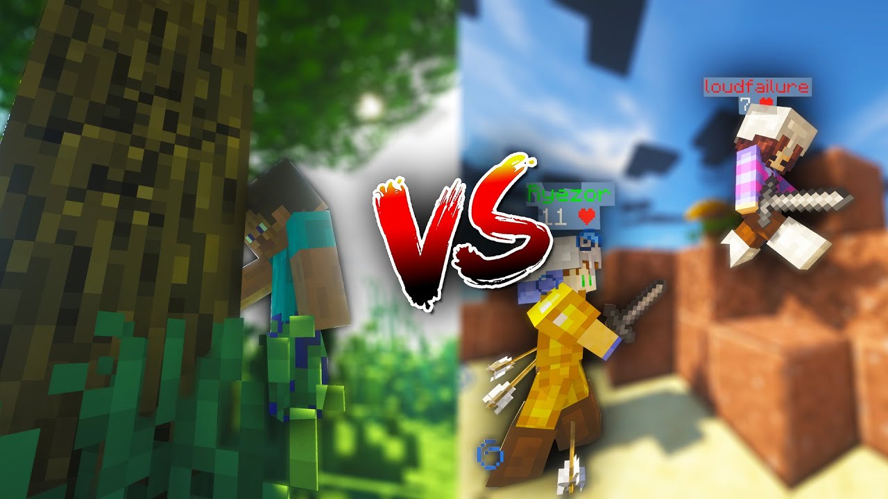HOW NORMAL PLAYERS play Minecraft, vs HOW PVP PLAYERS play Minecraft ...