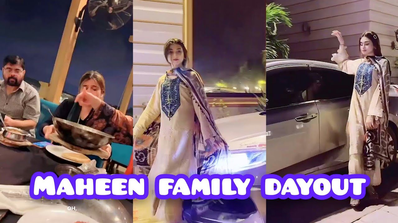 Maheen Obaid , Eraj Obaid With Family Day Out - YouTube