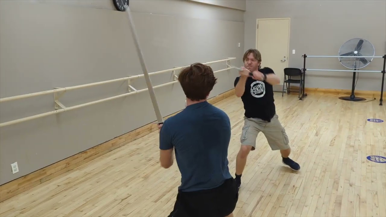 Basic Broadsword Fight - Logan & Dylan 7/24/22 - YouTube