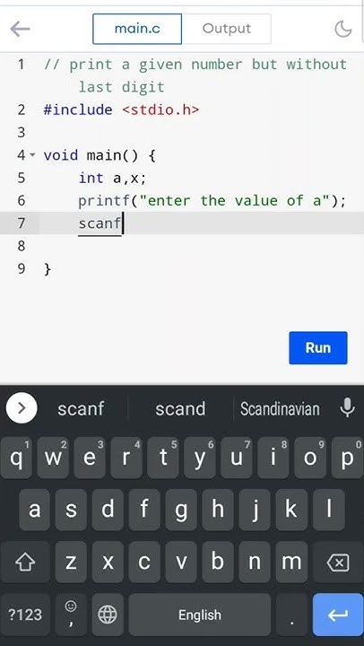 print a given number but without last digit #c programming # coding guru # shorts😎 - YouTube