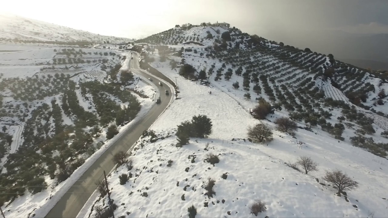 Cretan Mountains on snow, Τα λευκα ορη στα λευκα, Κρητη - YouTube
