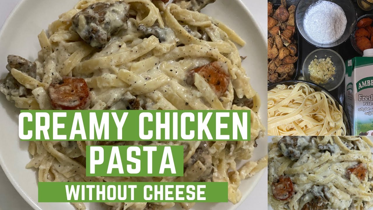 Quick Creamy Chicken Pasta Recipe Without Using Cheese #CheeseLovers # ...
