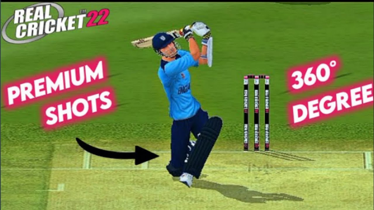 Real Cricket 22 || Premium 360° Shots || New Update - YouTube