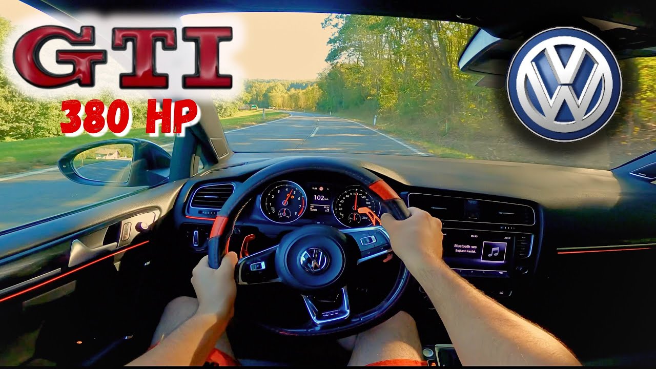 VW Golf GTI MK7 | POV Test Drive + Walkaround & Interior Review in 4K ...
