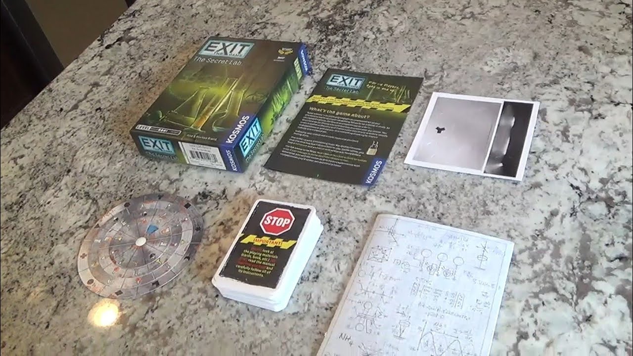EXIT THE GAME THE SECRET LAB CUSTOMER REVIEW AND HOW TO PLAY ...