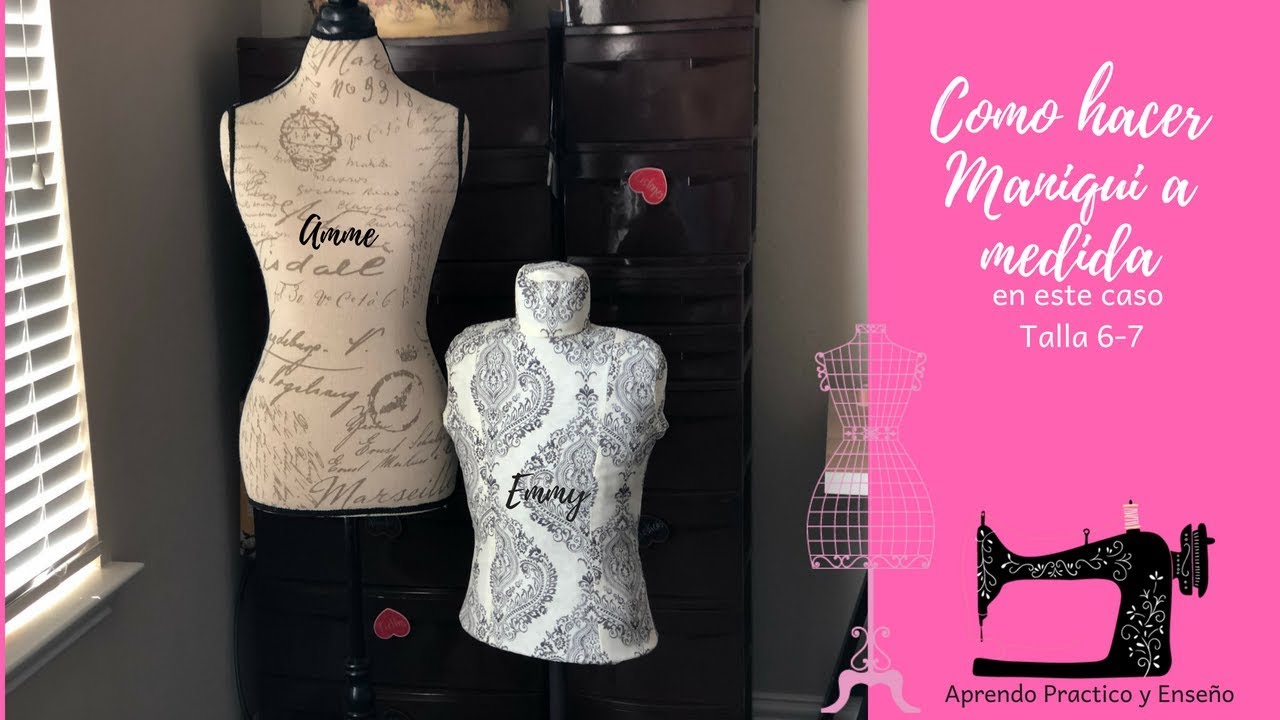 como hacer maniqui a medida/ how to make custom mannequin2da Parte ...