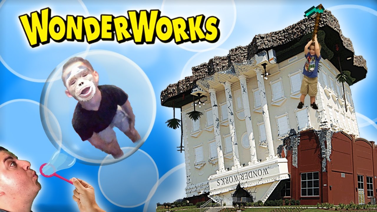 UPSIDE DOWN HOUSE! Walking On The Roof & Breaking The Elevator - YouTube