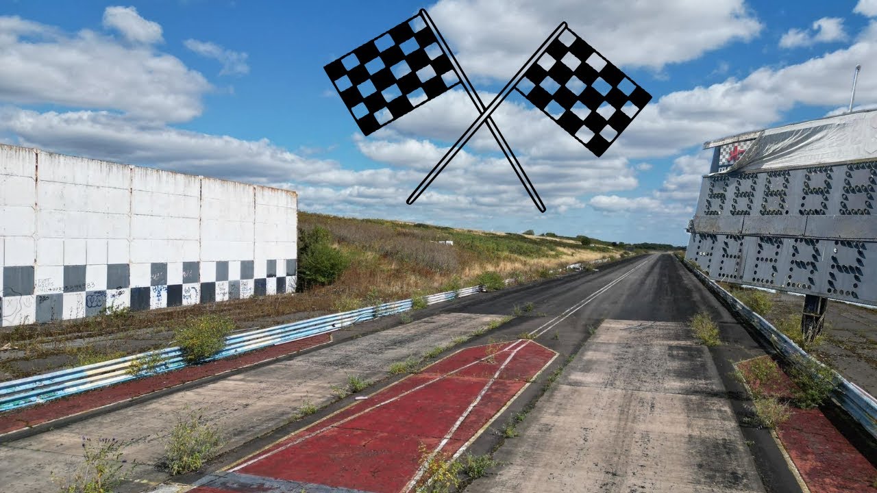Exploring An Abandoned Drag Strip In The UK *Eddie Kidd's Accident ...