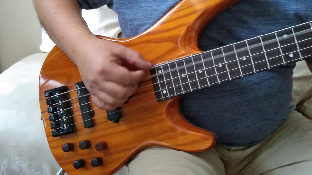Demo bajo Samick modificado + Laney AH50 (de teclado) - YouTube