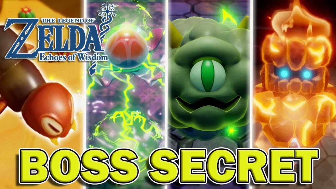 5 BOSS SECRET | Zelda : Echoes of Wisdom - YouTube