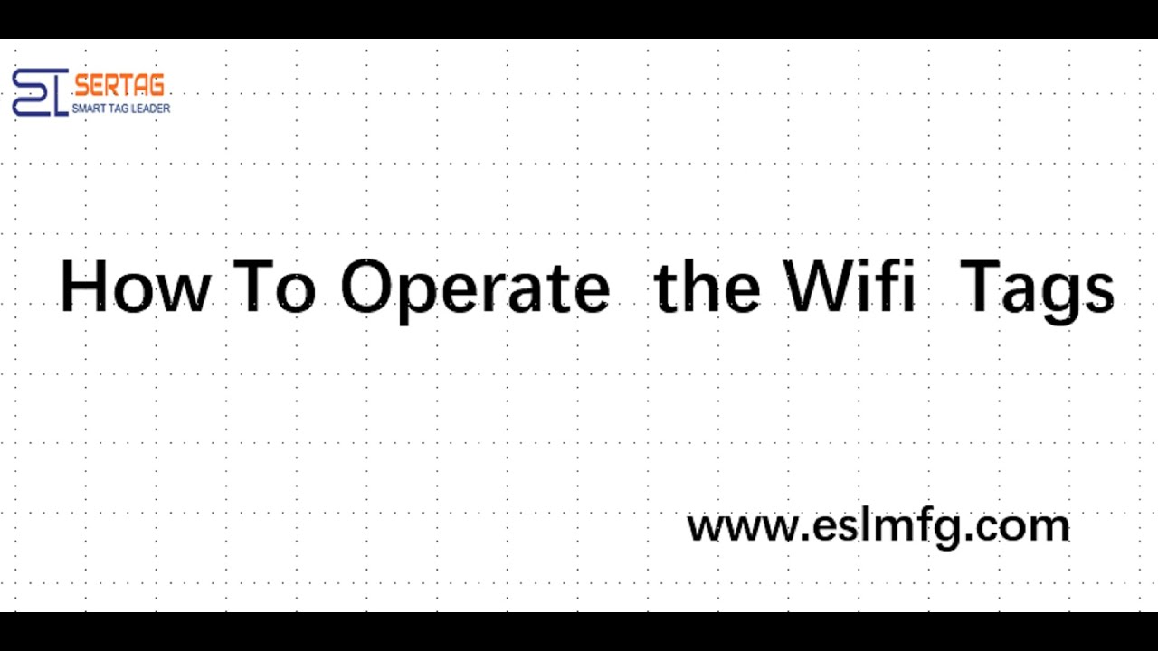 How to Operate the Wifi Tags - YouTube