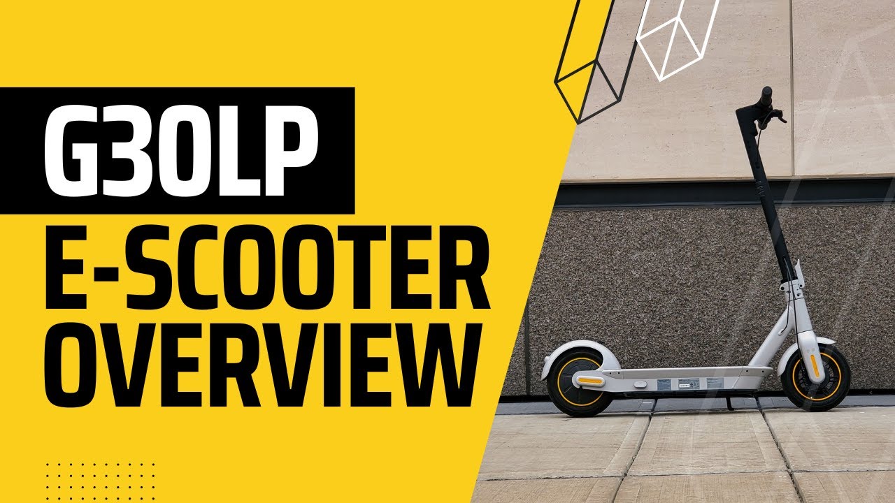 Segway Max G30LP Electric Scooter Overview - YouTube