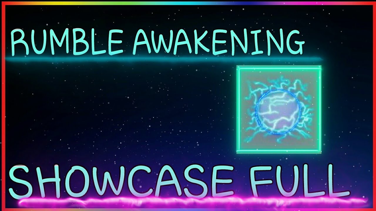 RUMBLE AWAKENING SHOWCASE|Blox Fruits|KL QUEEN - YouTube