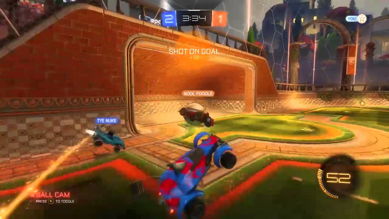 Rocket League Crash Goal - YouTube