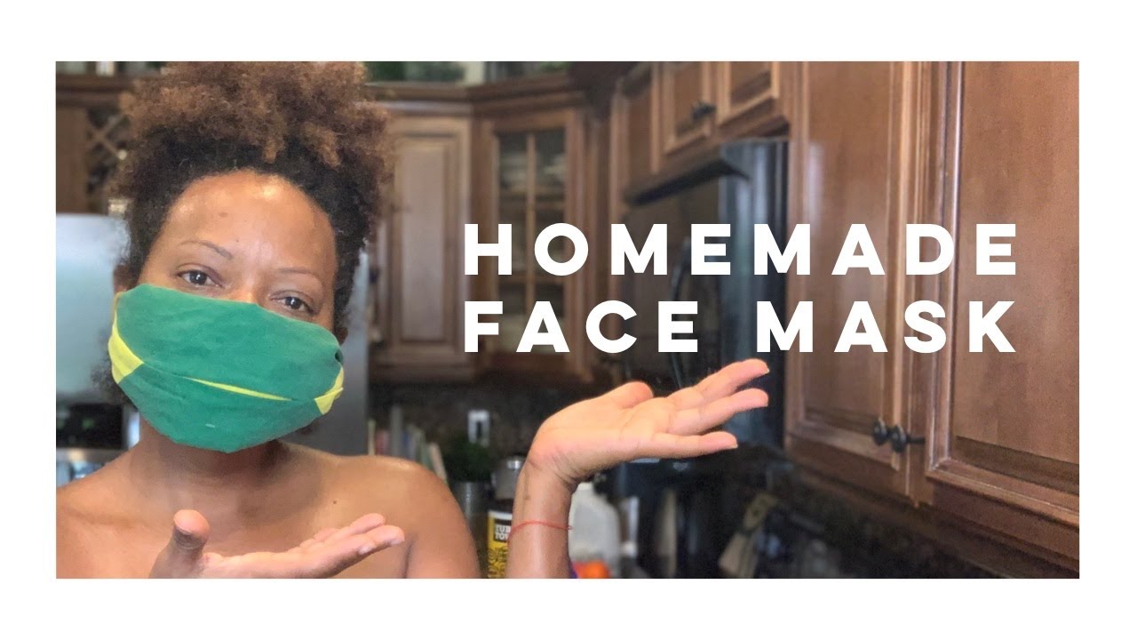 Homemade Face Mask Using Scarf or Bandana - YouTube