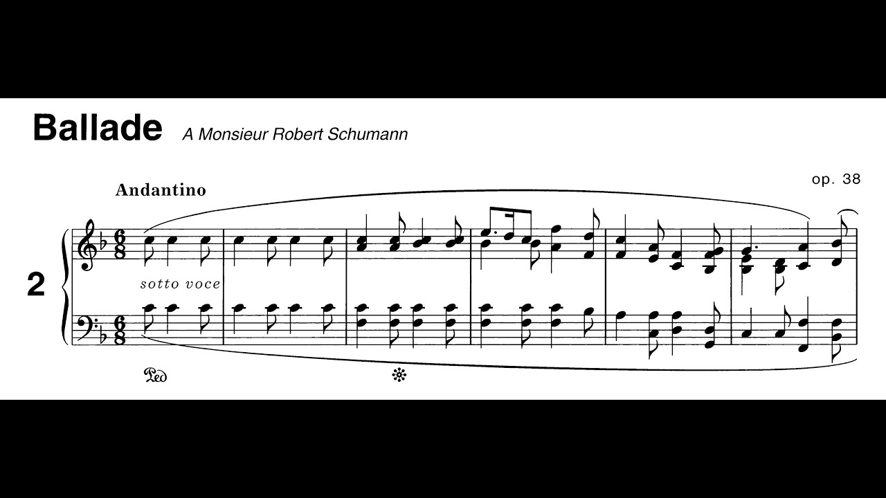 Chopin: Ballade No.2 in F, Op.38 (Kempf, Paleczny, Demidenko, Neuburger ...