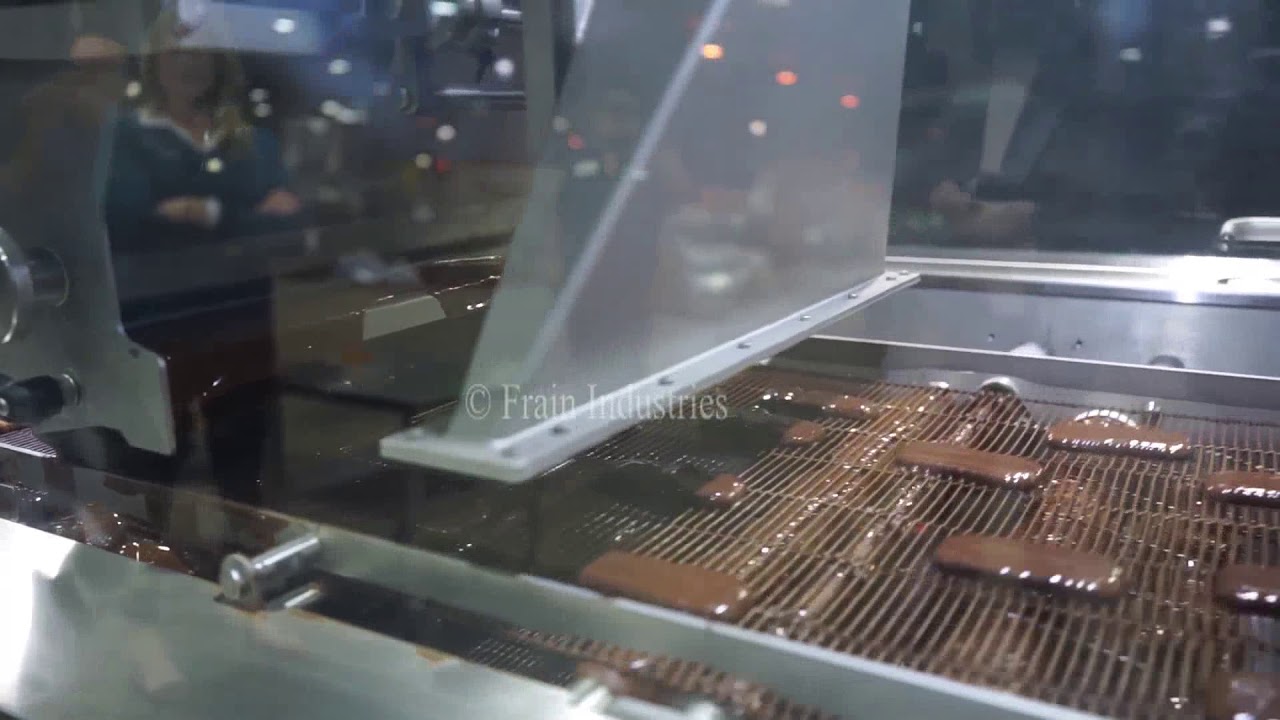 Savage Brothers Candy Chocolate Enrober 16 - YouTube
