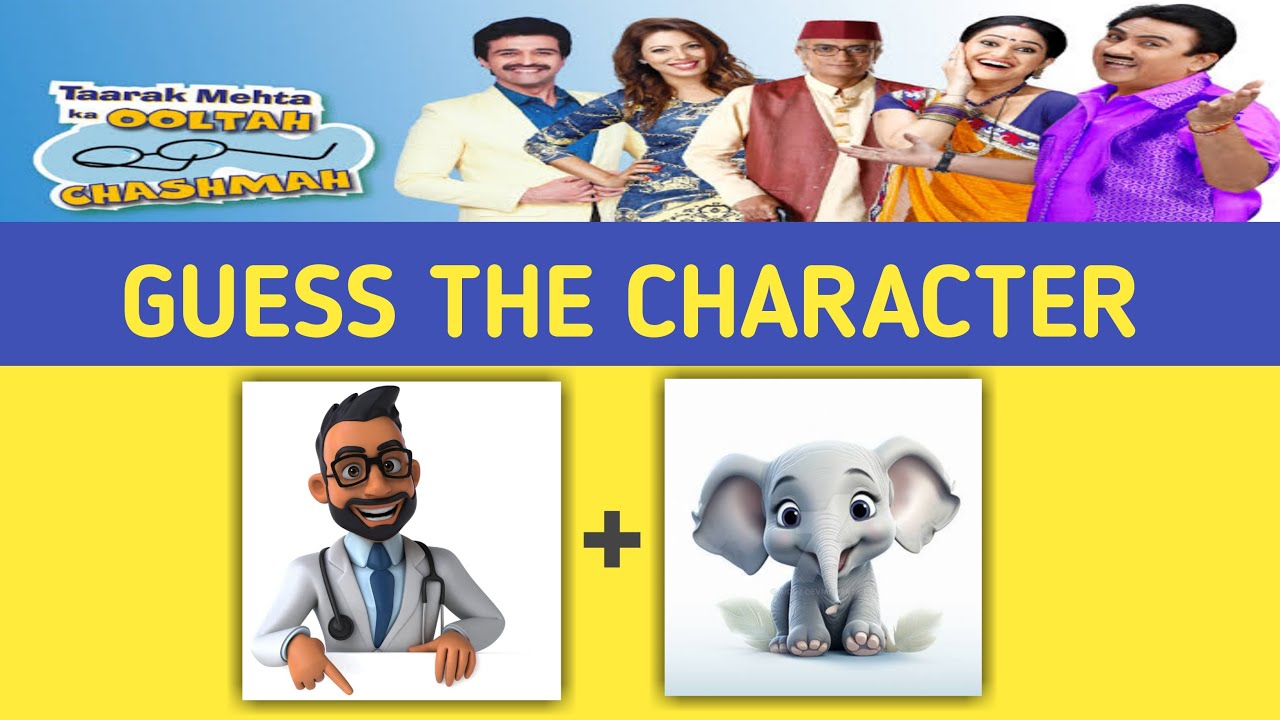 Guess The TMKOC Character by emoji quiz | Tarak Mehta Ka Oolta chashmah ...