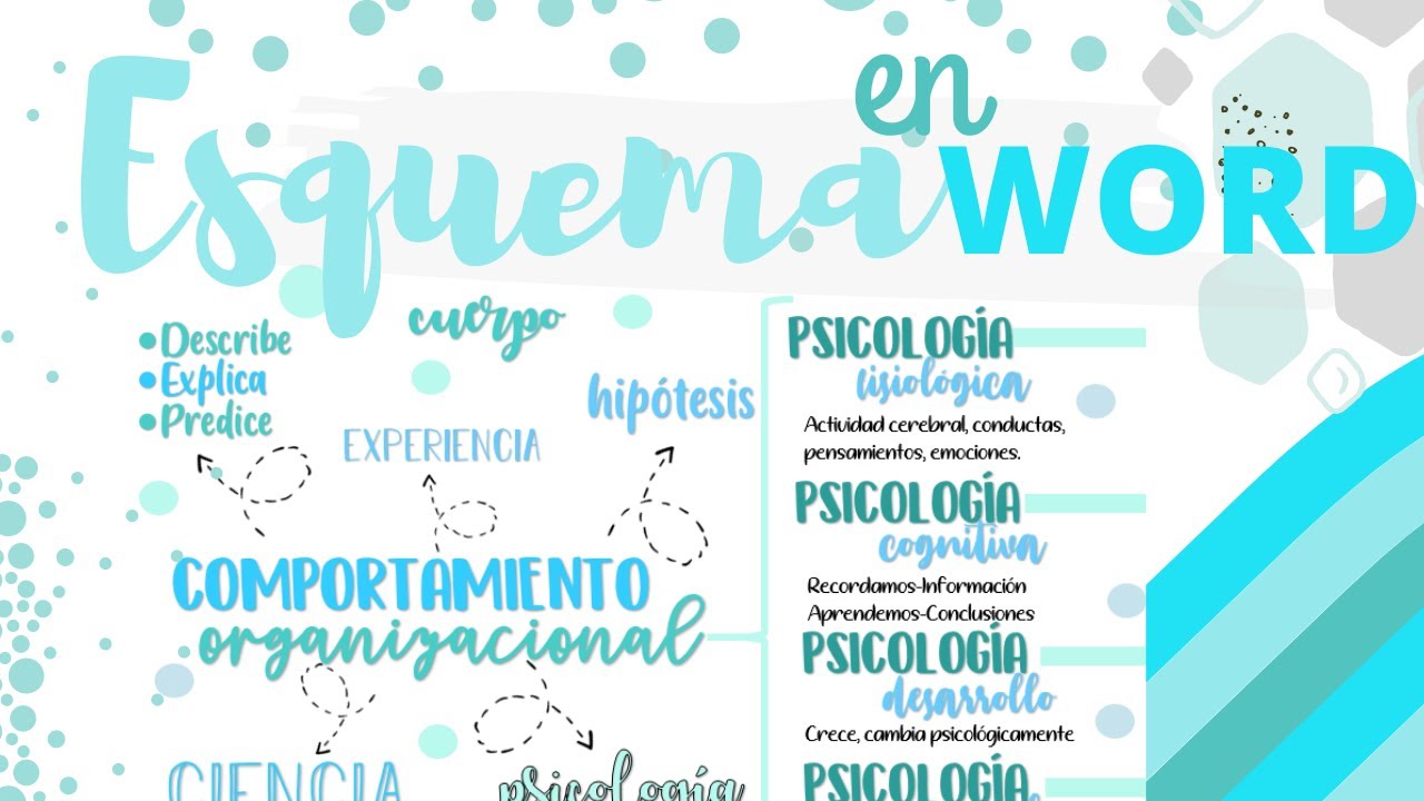 Esquema En Word馃挏 Fernanda Youtube