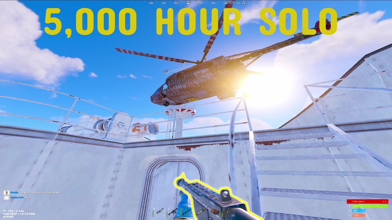 CRAZY 5,000 HOUR SOLO DOMINATES THE OCEAN - Rust Solo Survival - YouTube