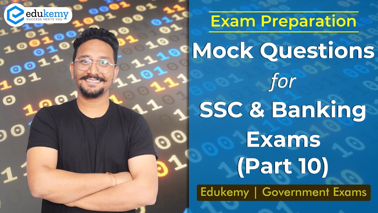 Mock Questions for SSC and Banking Exams (Part 10) | Logical Reasoning ...