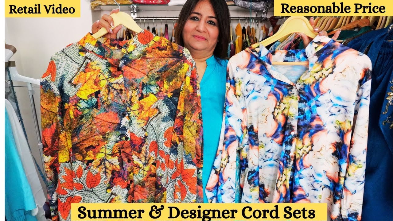 ️Summer & Designer Cord Sets | Party Wear Cord Set ️ | 👌Dream Creation ...