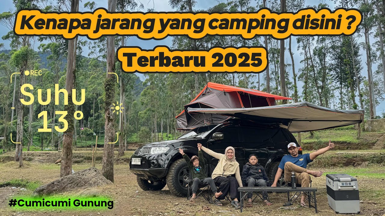 Camping keluarga di hutan pinus, hot spring, sungai | Awana camping ...