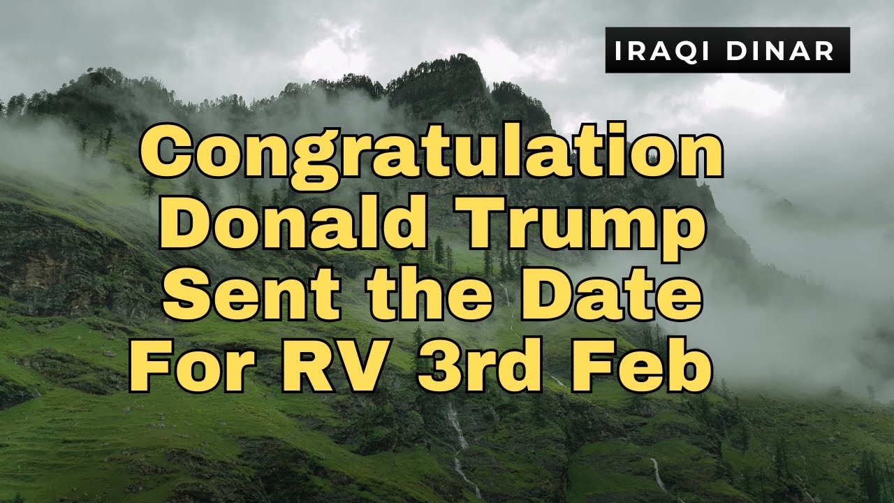 Breaking News💥 Congratulation Donald Trump Sent the Date For RV 3rd Feb ...