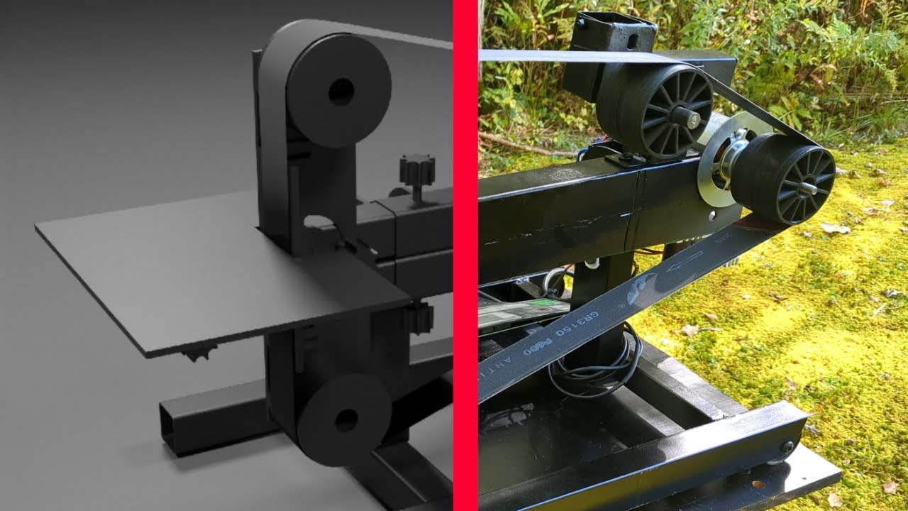 DIY 2x72 belt sander - UNDER $100! - YouTube