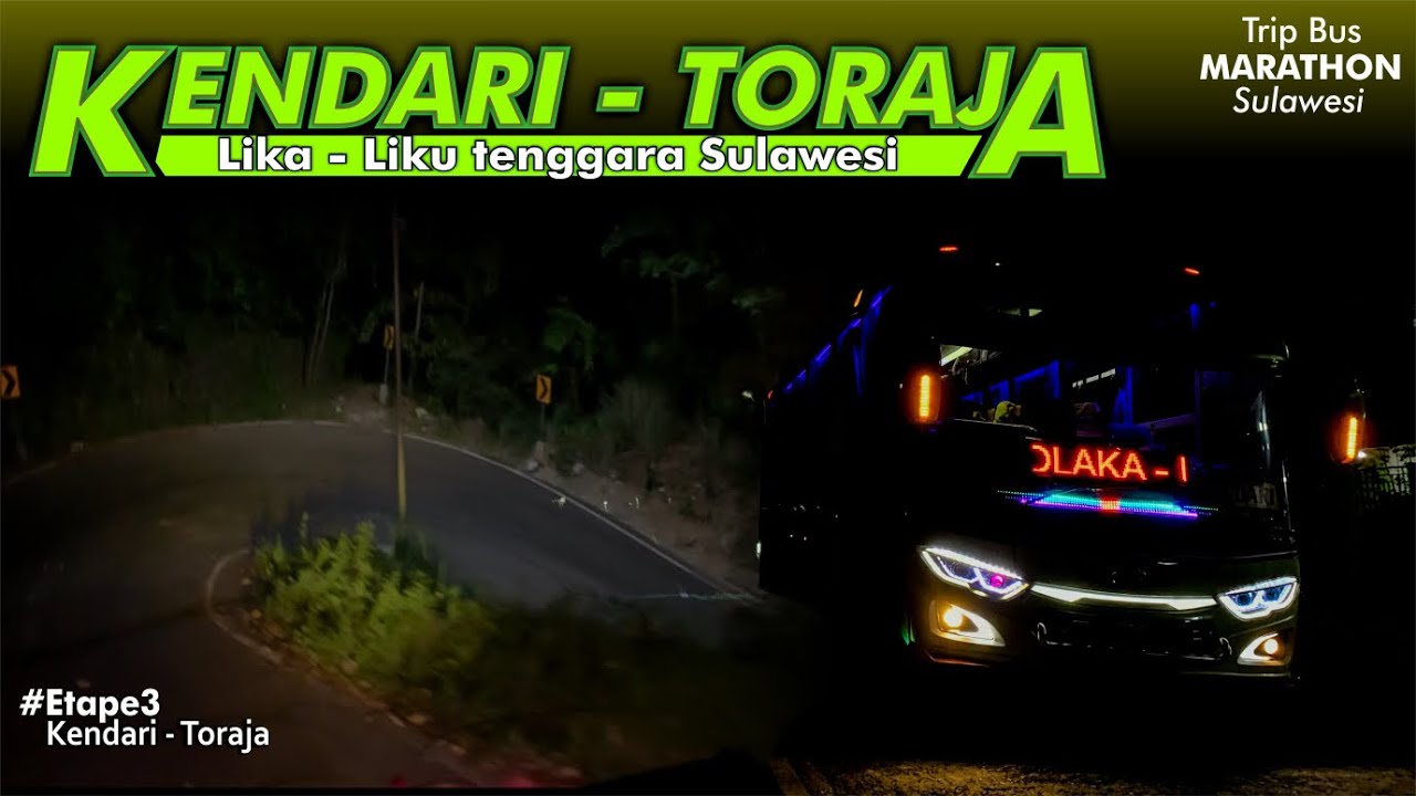 LIKA-LIKU TENGGARA SULAWESI TIDAK MAIN-MAIN‼️ | Trip Bus Sulawesi ...