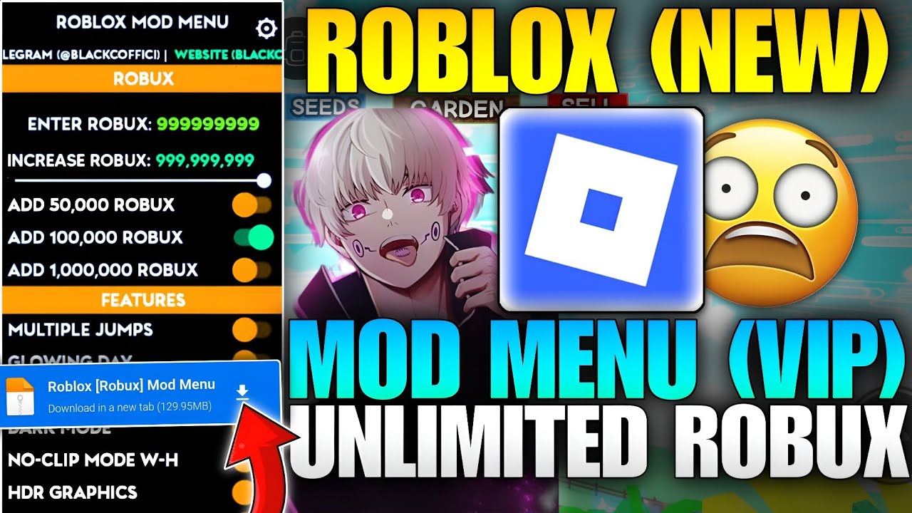Roblox Mod Menu 2025 | Unlimited Robux + Money & Fly Hold |Roblox Mod ...
