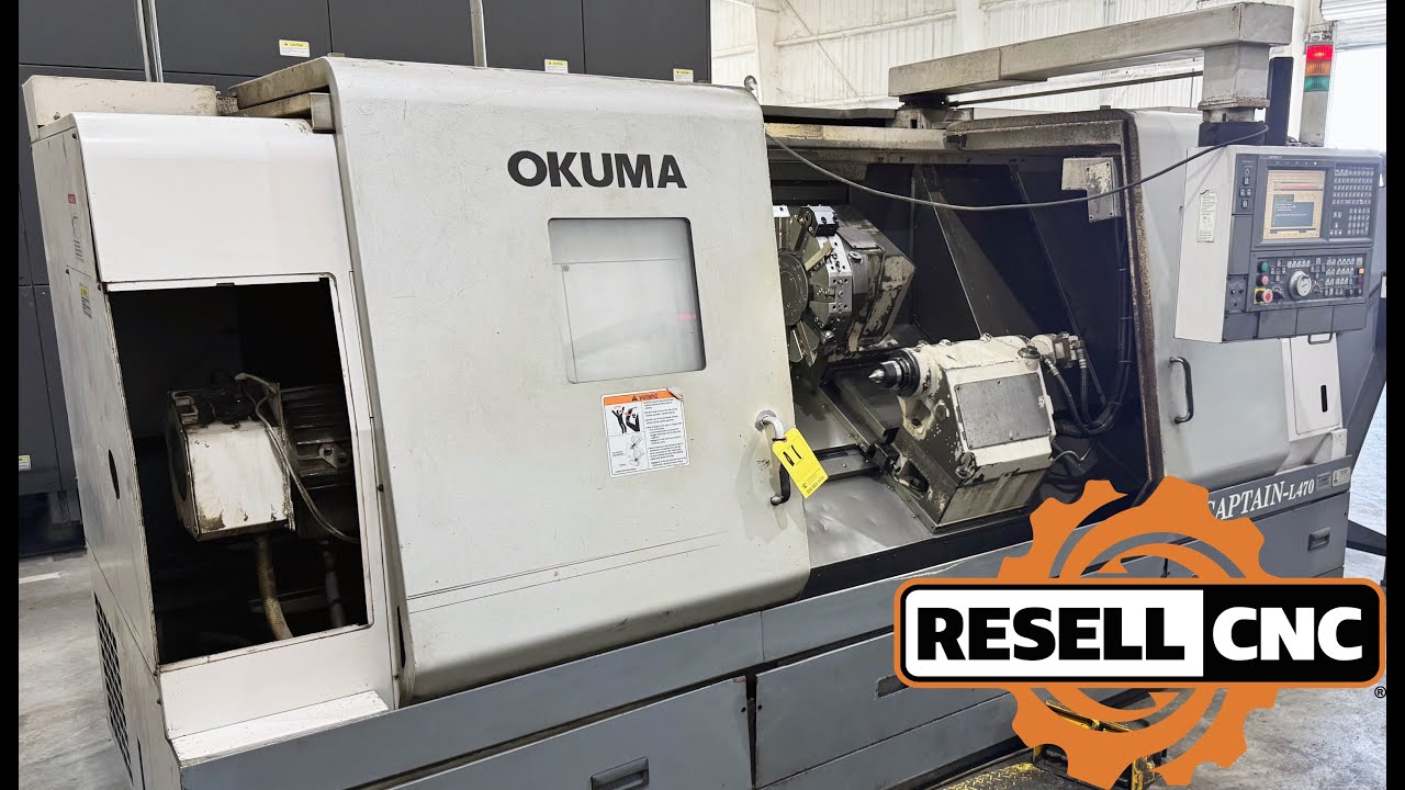 2006 Okuma Captain L470 CNC Turning Center - YouTube