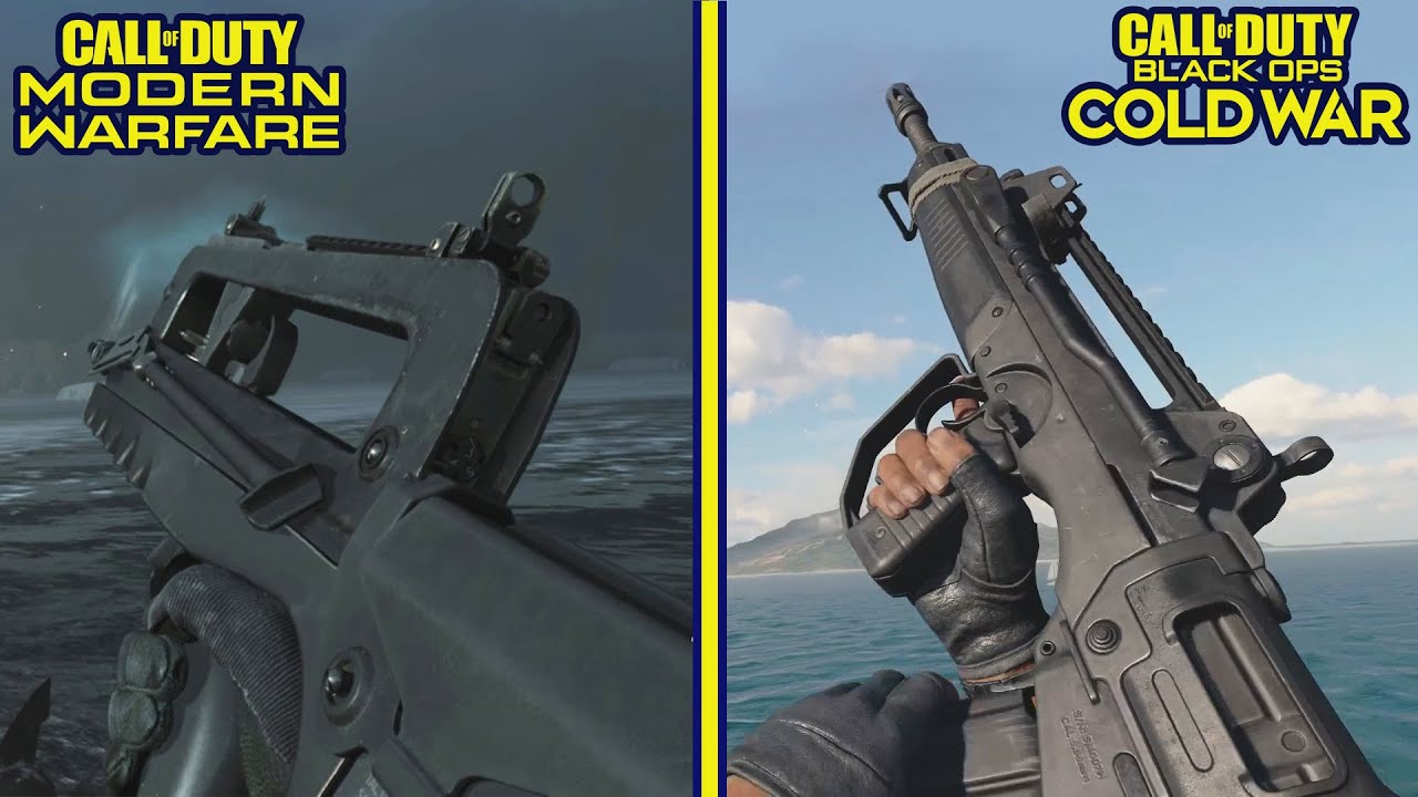FAMAS - MW 2019 vs Black Ops Cold War - YouTube