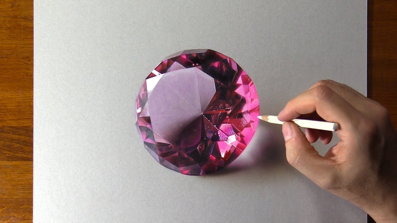 Drawing Pink Diamond 🤩 - YouTube