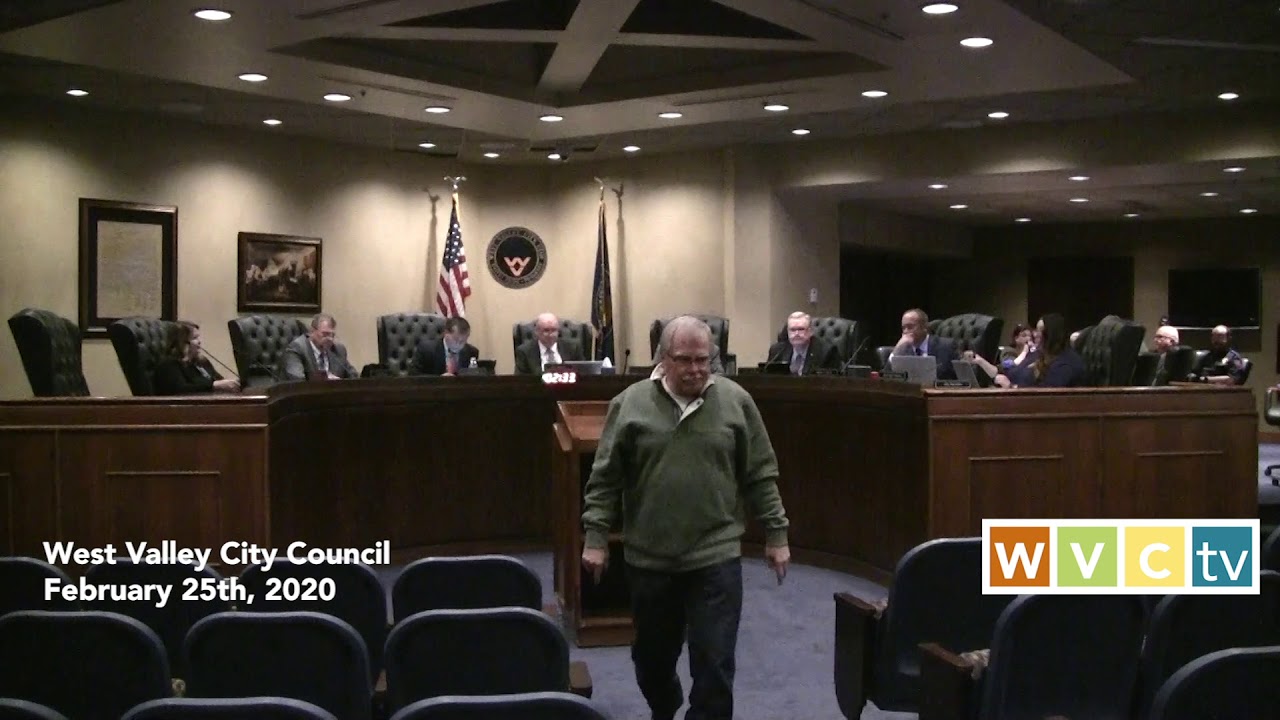 West Valley City Council February 25th, 2020 - YouTube