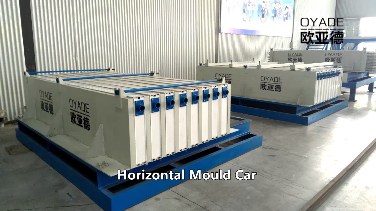 EPS lightweight wall panel production line process OYD - YouTube