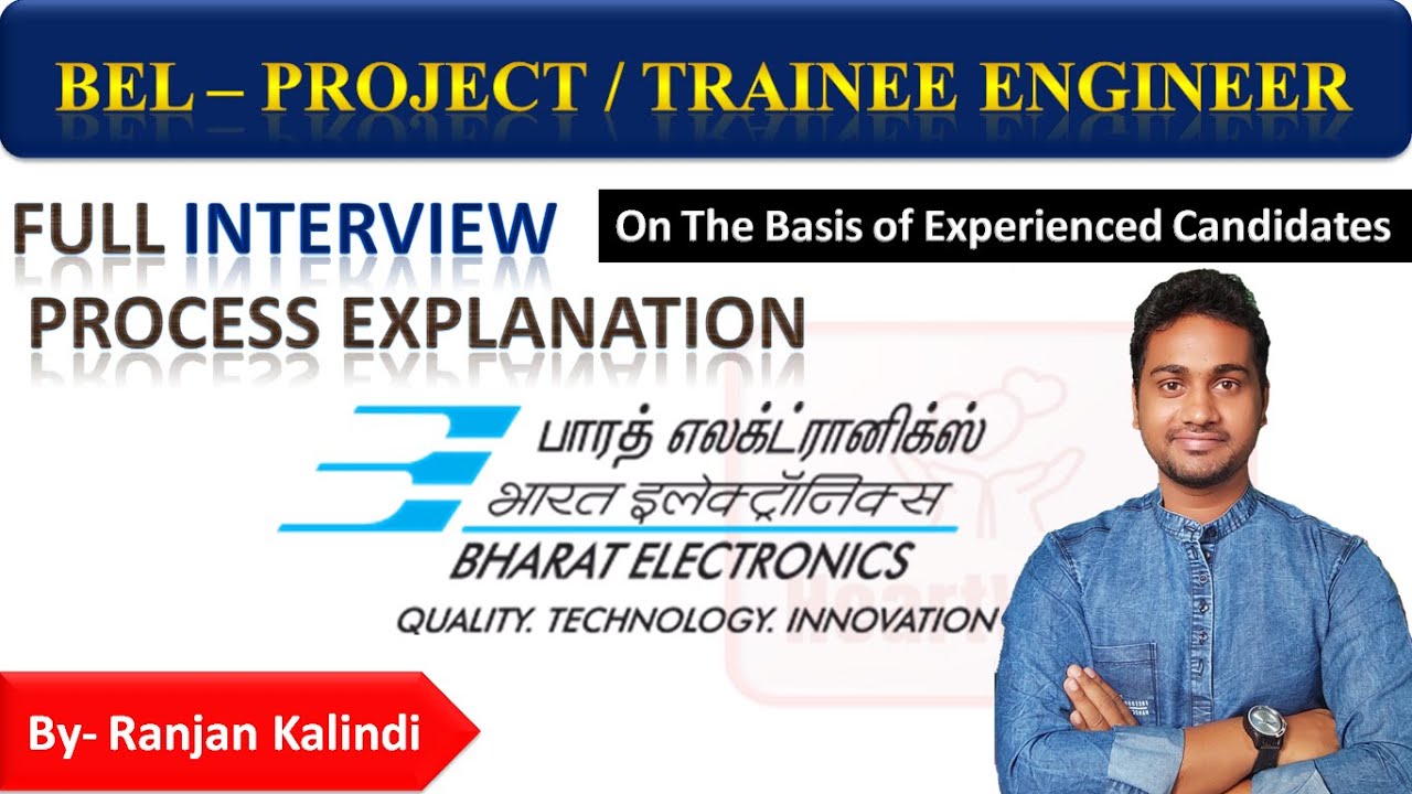 BEL Trainee Engineer Project Engineer Interview Process | BEL Interview ...