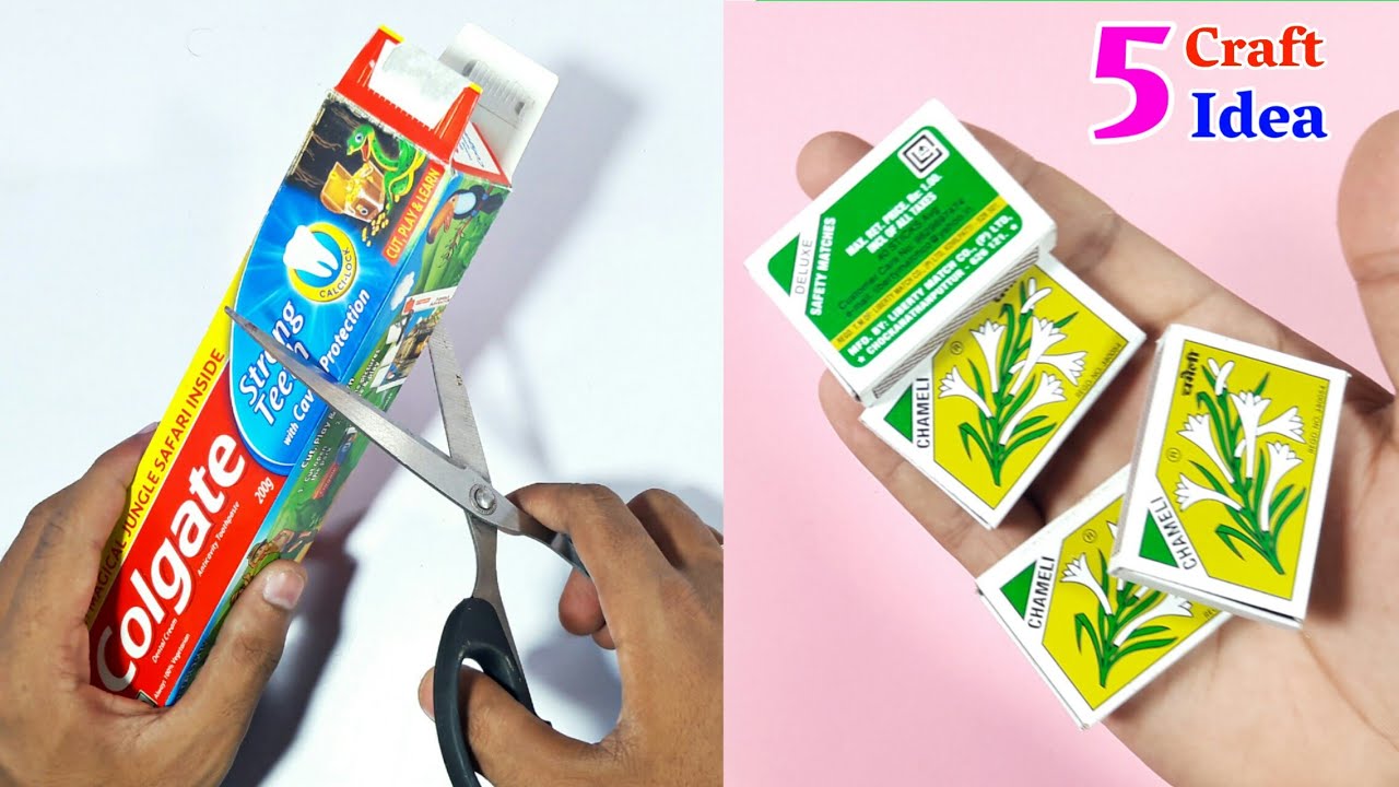 5 Amazing Best Out Of Waste Craft Idea | DIY Art And Craft | 5 Genius ...