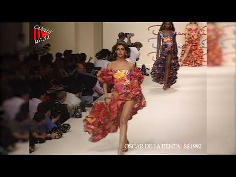 OSCAR DE LA RENTA Spring Summer 1992 Paris 4K - Canale Moda