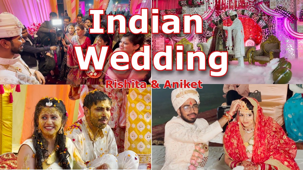Indian Wedding | Rishita With Aniket | Jammu and Haryana | Haldi ...