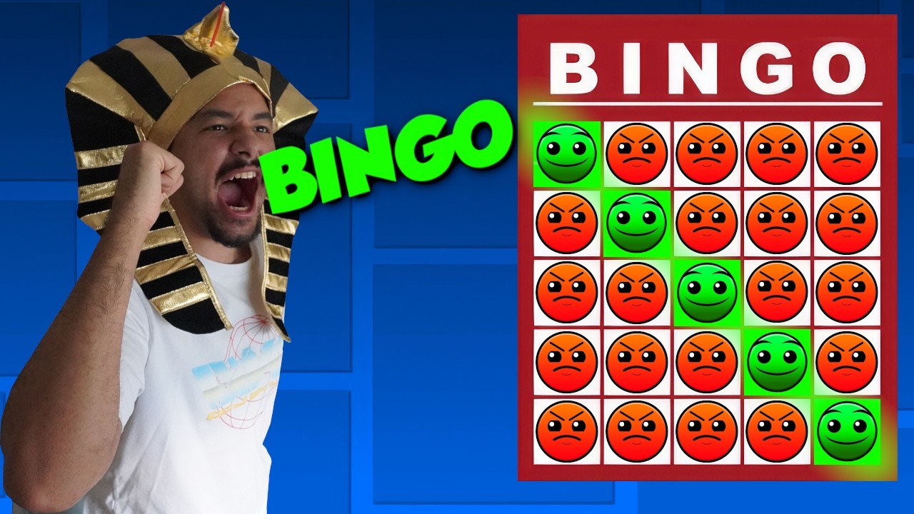 I Tried Geometry Dash Brainrot Bingo - YouTube