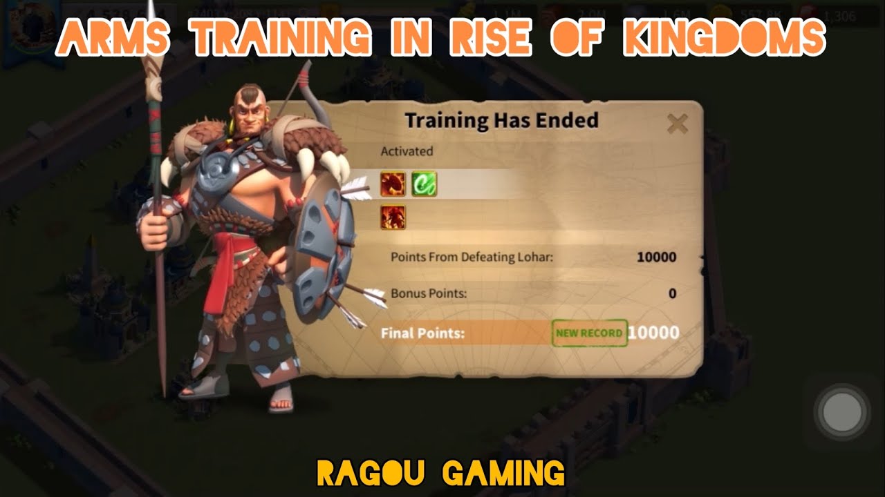 Arms Training | Armsmaster Lohar in Rise of Kingdoms - YouTube