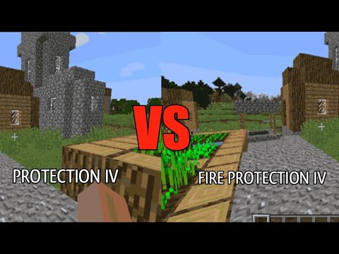 PROTECTION IV VS FIRE PROTECTION IV || MINECRAFT || YANKUL OP || - YouTube