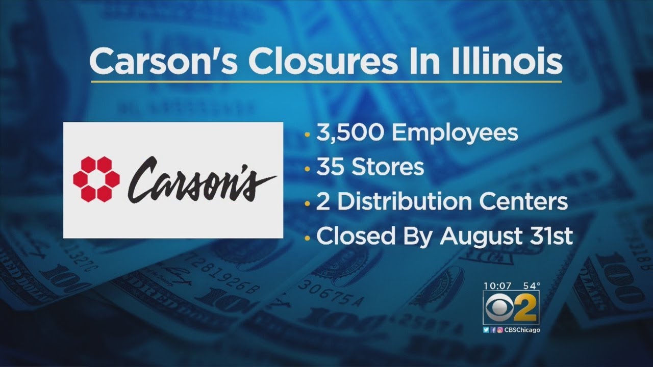 Carson's Cutting 3,500 Illinois Employees As It Closes Stores - YouTube