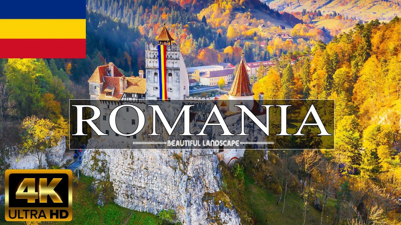 FLYING OVER ROMANIA 4K UHD| 10 Amazing Places You Should Visit In ...