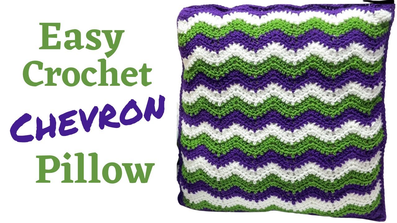 Crochet Chevron Pillow Pattern