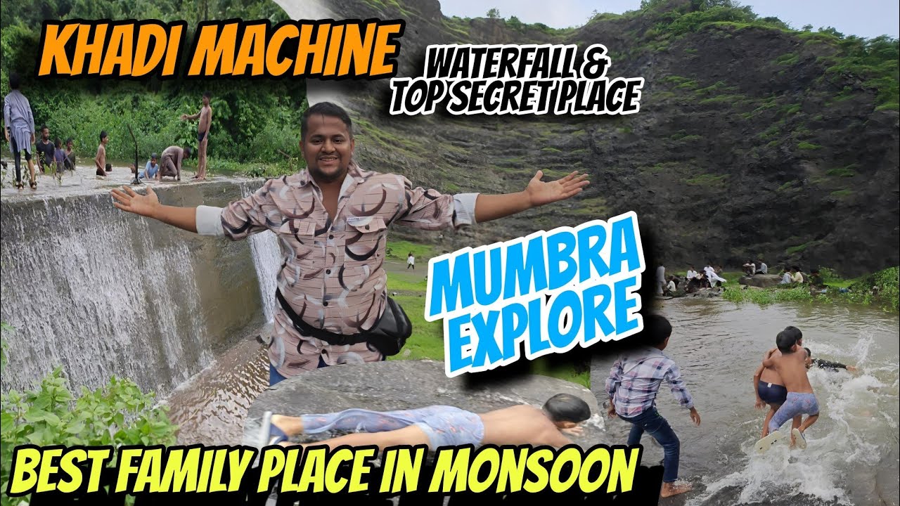 Mumbra khadi Machine waterfall || Khadi Machine Trek || Hidden ...