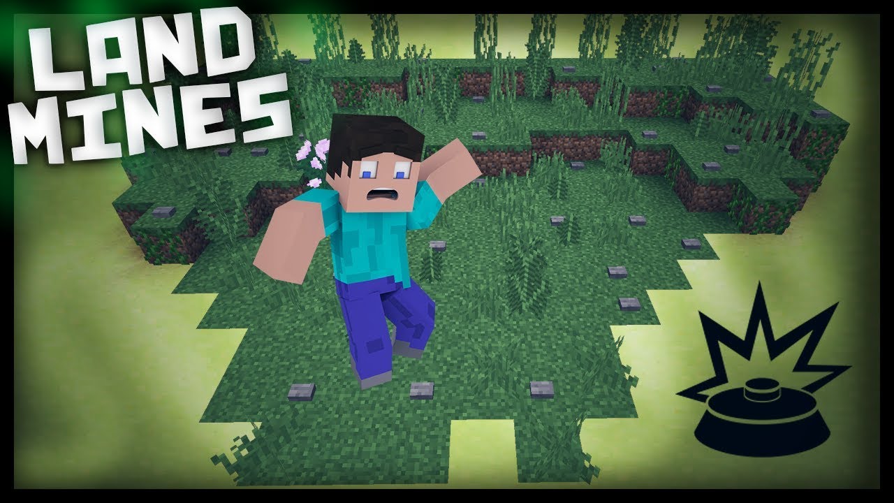 HOW TO BUILD LANDMINE IN MINECRAFT IN 😍 EASY WAY AND ANNOY WITH YOUR ...